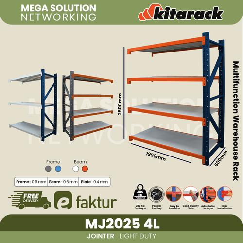 Jual RAK GUDANG BESI SERBAGUNA TINGGI 2,5M PANJANG 2M 250KG/LAYER ...