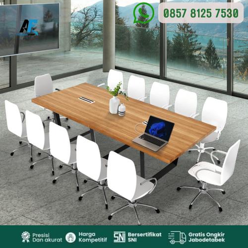 Jual Meja Meeting konferensi Kayu - Meja Audiensi Rapat Kerja - Meja ...