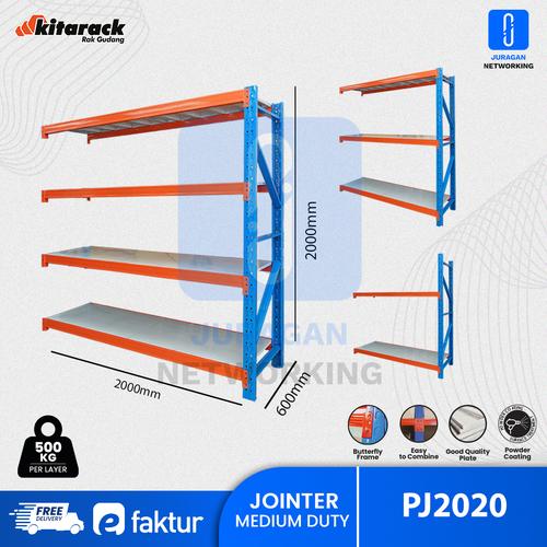 Jual RAK GUDANG Warehouse KITARACK JOINTER PJ2020 Medium Duty 2 Meter ...
