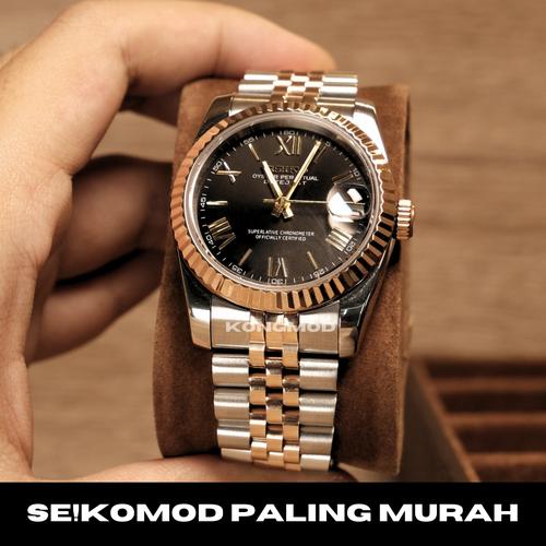 Promo Seiko Datejust Two Tone Black - Jakarta Utara - Kongmod | Tokopedia