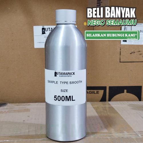 Jual Botol Aluminium Bibit Parfum Unik Tutup Aluminium Ulir halus 500 ...
