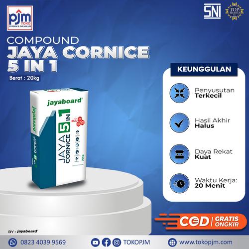 Jual CORNICE JAYA COMPOUND 5IN1 PEREKAT TERBAIK PADA GYPSUM - Kota ...