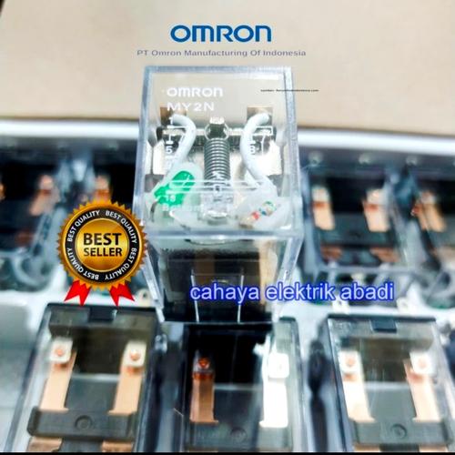 Jual Relay Omron original my2 my2n 12vdc 8kaki/relay Omron original ...