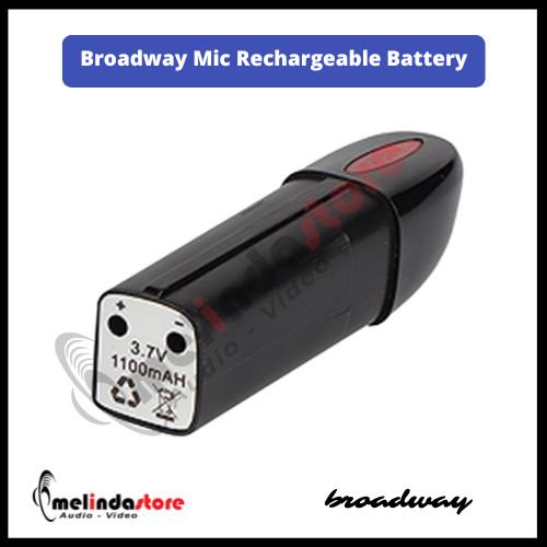 Jual Broadway Mic Rechargeable Battery / Baterai Microphone Broadway ...