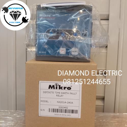 Jual MIKRO Earth Fault Relay NX 201A-240A / NX201A-240A - Jakarta Barat ...