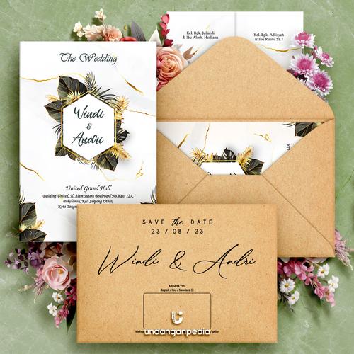 Promo Undangan Pernikahan Laminating / Laminasi Glossy, Jasmine ...