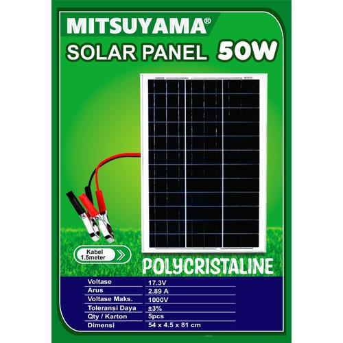 Jual Solar Panel Solar Cell Panel Surya 50wp Poly 50 Wp Polycrystalline ...