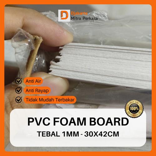 Jual PVC Foam Board 1mm uk 30cm x 42cm PVC Foam sheet ukuran A3 ...