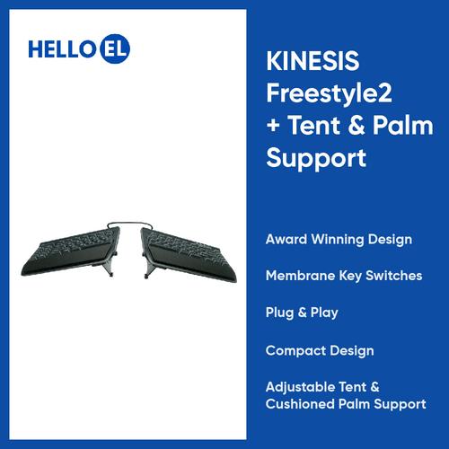 Jual KINESIS Freestyle2 Bundling VIP3 Tenting Palm Support Membrane ...