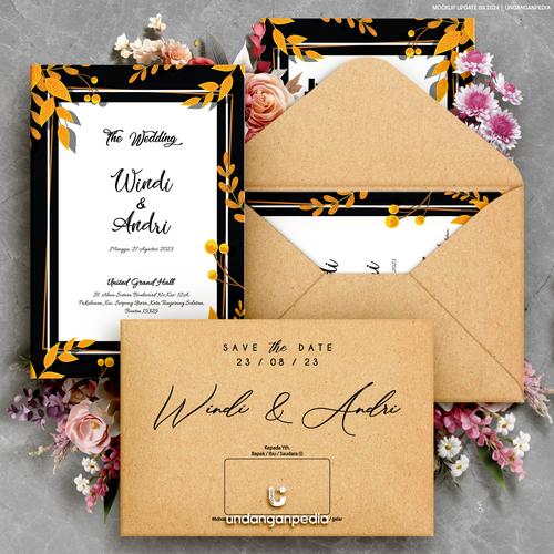 Promo Undangan Pernikahan Vintage, Rustic, Elegan, Unik, Murah, Bahan ...