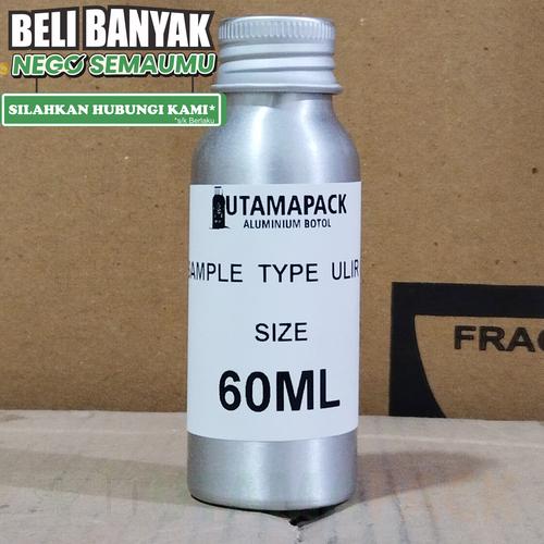 Jual Botol Aluminium Tutup Aluminium Ulir 60 ml bukan 50 ml baru 100 % ...