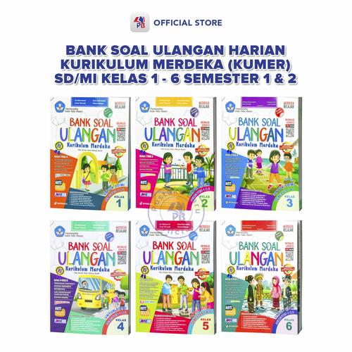 Jual Bank Soal Ulangan Kurikulum Merdeka Kelas 1 - 6 SD/MI Semester 1 & 2 - KELAS 5 - Kab ...