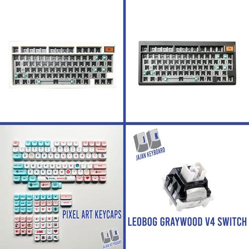 Jual MECHANICAL KEYBOARD BUNDLING 8 (ZUOYA GMK 81 , LEOBOG V4 , PIXEL ...