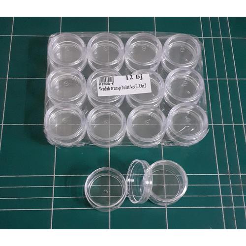 Jual Wadah Bulat Transparan Serbaguna / Tempat Krim Cream Skincare ...