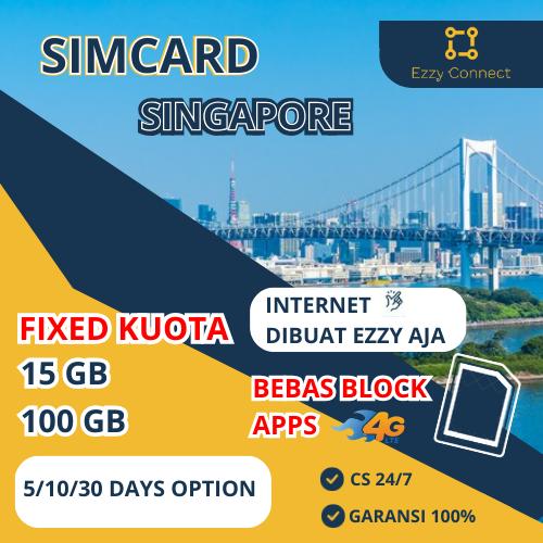 Jual Simcard Singapore BIG DATA by EzzyConnect | Singapore Simcard Big Data - 15 GB, 5 HARI ...