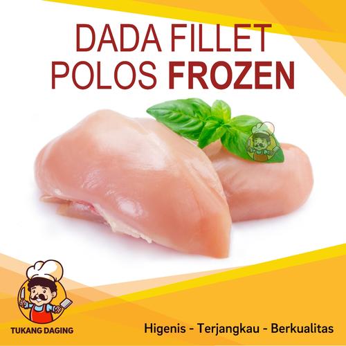 Jual dada ayam fillet polos frozen 1 kg / boneless dada ayam polos ...