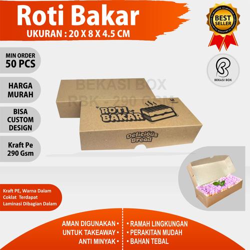 Jual BOX ROTI BAKAR / BOX ROTI BAKAR PREMIUM / KEMASAN ROTI BAKAR ...