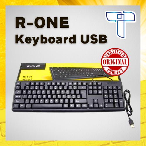 Jual Keyboard R-One Keyboard USB Fullsize Murah Berkualias Original Plug and Play - Kota ...