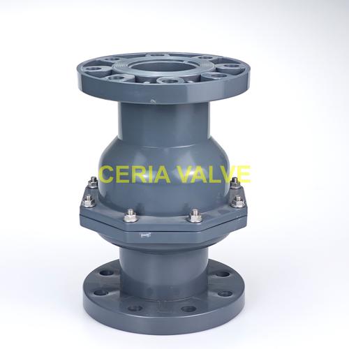 Jual Swing Check Valve PVC Flange 3'' Inchi / Swing Check Valve 3 ...