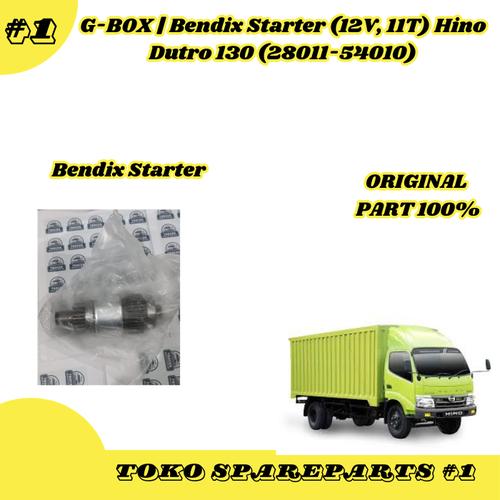 Jual G-BOX| Bendix Stater 12v Hino Dutro 130ht (28011-54010) Original ...