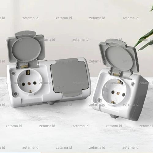 Jual Stop Kontak Outdoor Waterproof Stop Kontak Penutup Luar Ruangan ...