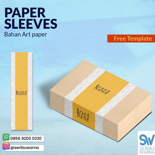 Jual Cetak Paper Sleve / Paper Belt / Label Box Custom Art Paper Ukuran ...
