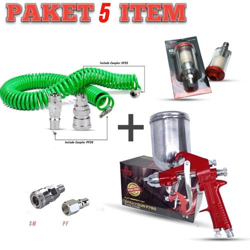 Jual Bonus Gnt H2 Spray Gun Hvlp Tabung Atas 400Ml 0.8 Mm Alat Semprot ...