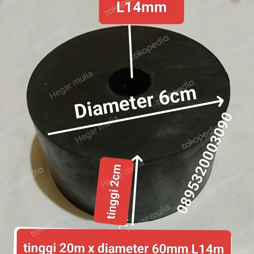 Jual KARET MOUNTING T20mm × D60mm Mounting engine rubber dudukan mesin ...