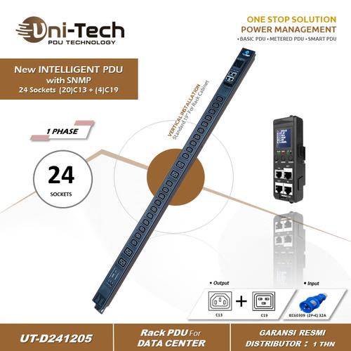 Jual New Smart PDU 24 Port (20)C13 + (4)C19, 32A - Kota Bekasi ...