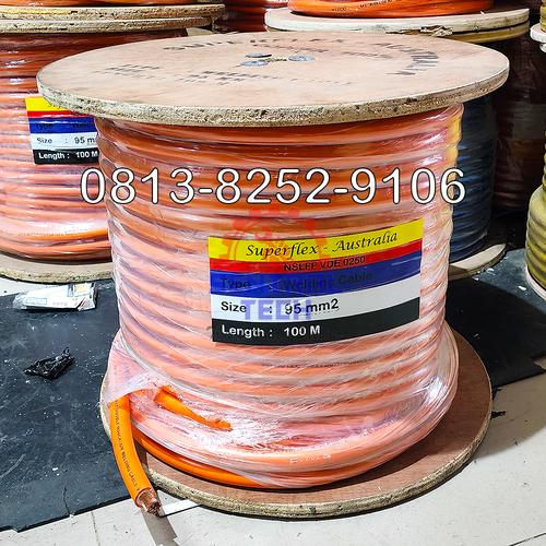 Promo KABEL LAS SUPERFLEX 95MM ORANGE / WELDING CABLE SUPERFLEX 95MM ...