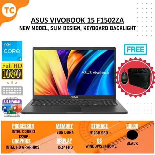 Jual Laptop Baru Asus Vivobook 15 F1502ZA Intel Core i3 Gen 12Th Ram ...