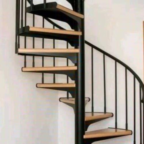 Jual tangga minimalis modern kusen aluminium rangka baja ringan - Kab ...