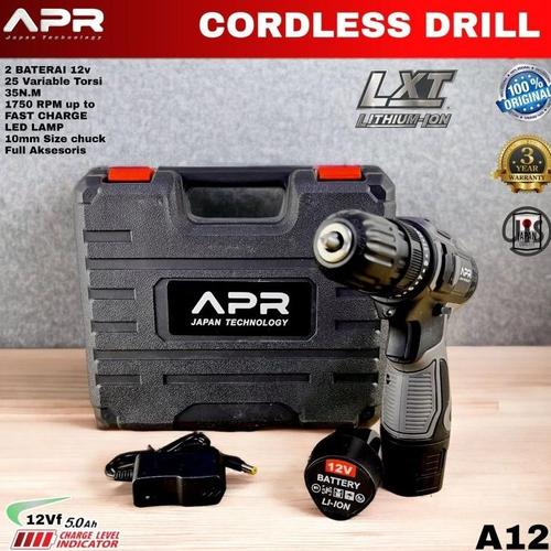 Jual APR AP12 Bor cordless 12vf APR JAPAN mesin bor baterai drill ...