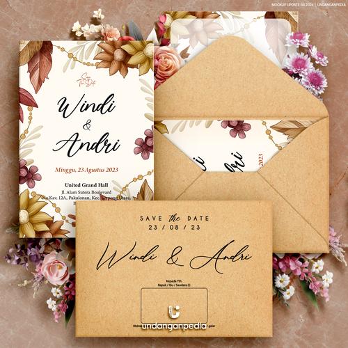 Promo Undangan Pernikahan Laminating / Laminasi Glossy, Jasmine ...