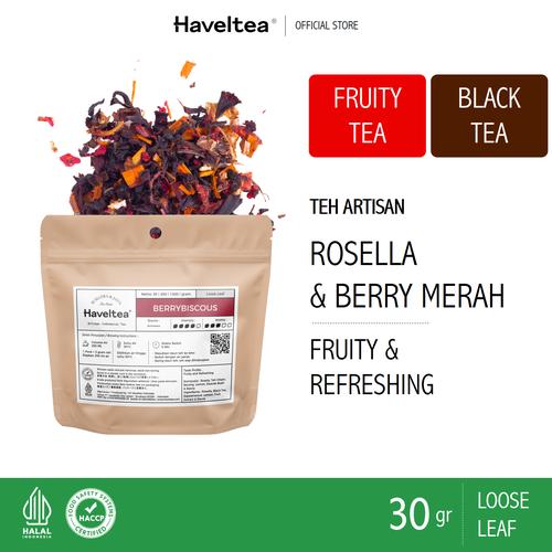 Jual BERRYBISCOUS | Small Pouch | Haveltea | Berry Hibiscus | Loose ...