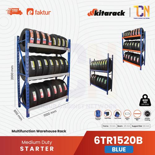 Jual 6TR1520 KITARACK Tire Rack Rak Ban Motor Mobil 600KG Rak Besi ...