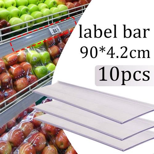 Jual 10pcs Price Rail Double Tape 90cm Label Harga Minimarket Adhesive ...