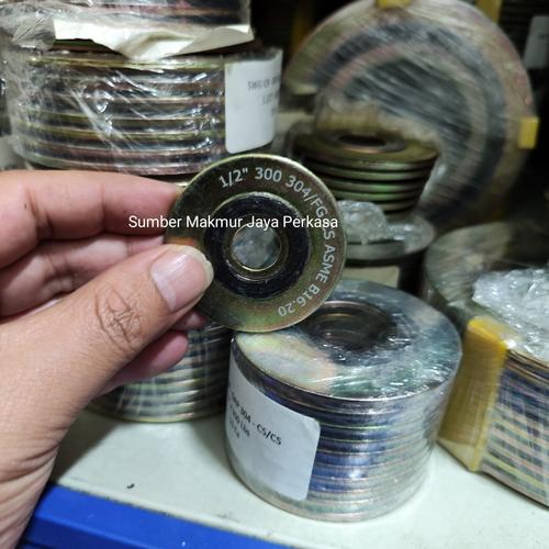 Jual Spiral Wound Ansi 300 Carbon Steel 1/2" inchi ( SWG CS # 300 ...