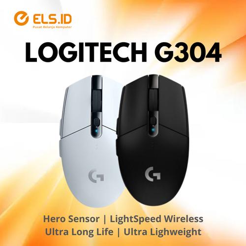 Promo Logitech G304 Mouse Gaming Wireless 12000 DPI - BLACK Cicil 0% 3x ...