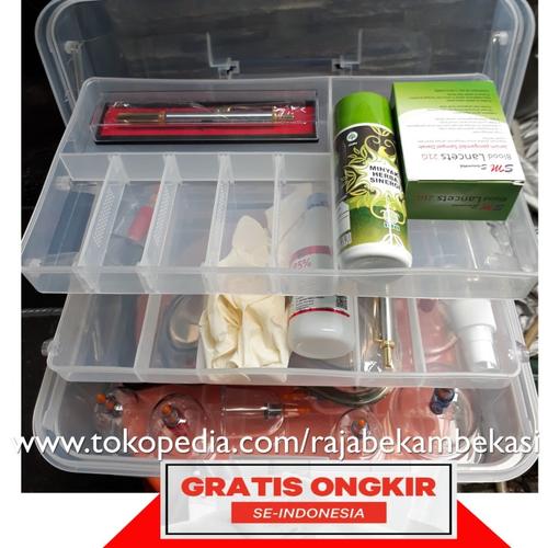 Promo ToolBox Transparant / Box Bekam Keliling / Tool box Transparan ...