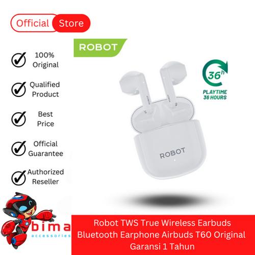 Promo Robot TWS True Wireless Earbuds Bluetooth Earphone Airbuds T60 ...