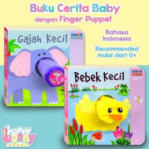 Jual [Igloo Books] GAJAH KECIL / Bebek Kecil Finger Puppet Story Board Book (buku cerita baby ...