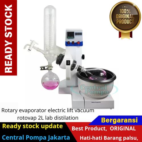 Jual Rotary evaporator electric lift vacuum rotovap 2L lab distilation ...