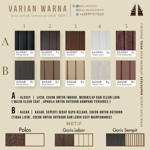 Jual SAMPLE DECKING SATUAN | WPC NOT VINYL OR JATI | ANTI RAYAP |ANTI ...