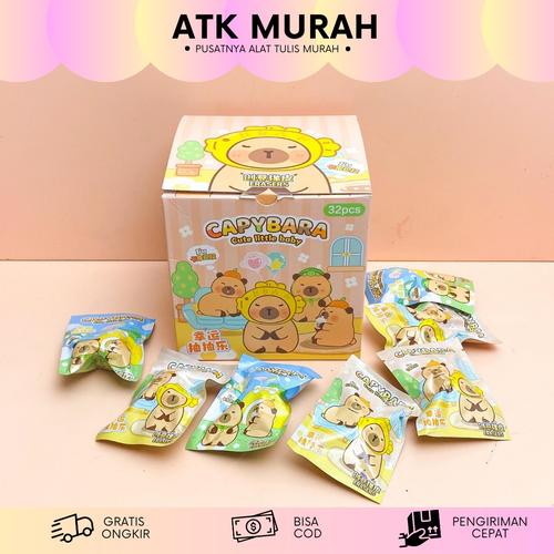 Jual Penghapus Mini Mystery Bag Capybara ER-1470 / Blind box Capybara ...