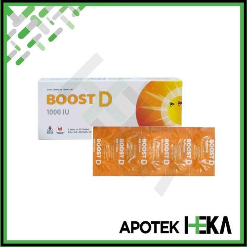 Jual Boost D 1000 IU Box isi 3x10 Tablet - Vitamin D3 Daya Tahan Tubuh ...