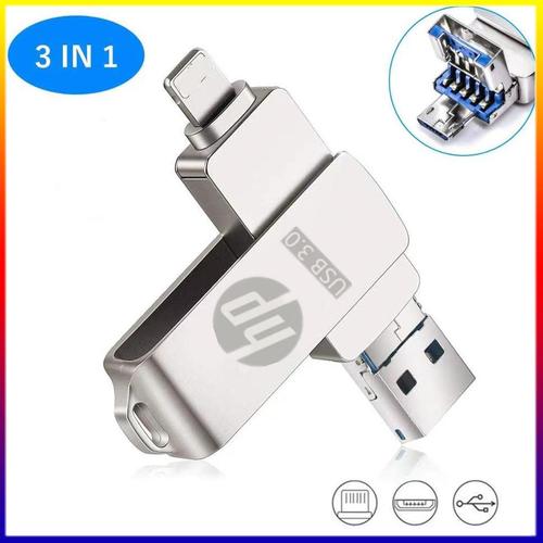 Jual Hp USB Flash Drive 1TB 3 in 1 Otg Pendrive for iPhone External ...