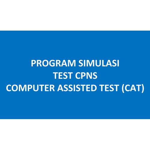 Jual Program Soal Soal Test CPNS/Ujian Masuk (Soal soal sulit dan kunci ...