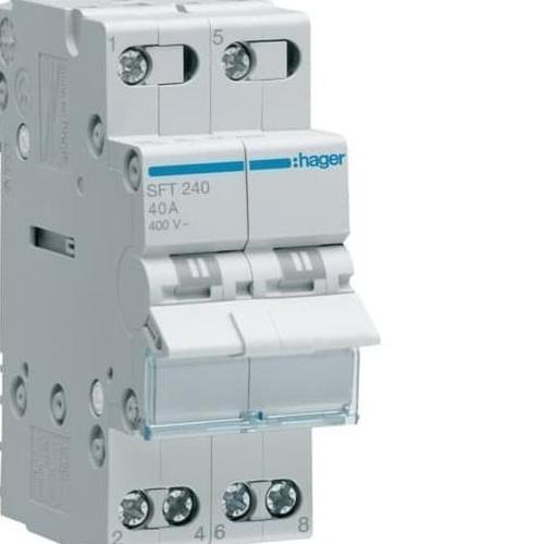 Jual FF HAGER COS MCB CHANGE OVER SWITCH 2P 40A SFT240 - Kota Surabaya ...