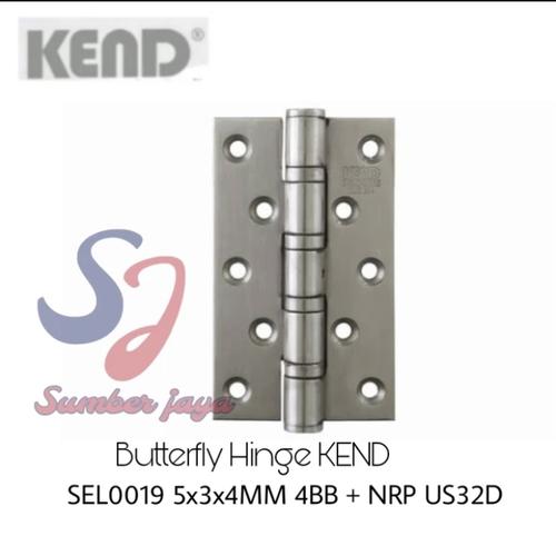 Jual butterfly Hinge Kend SEL0019 5x3x4mm 4BB + NRP US32D || Engsel ...